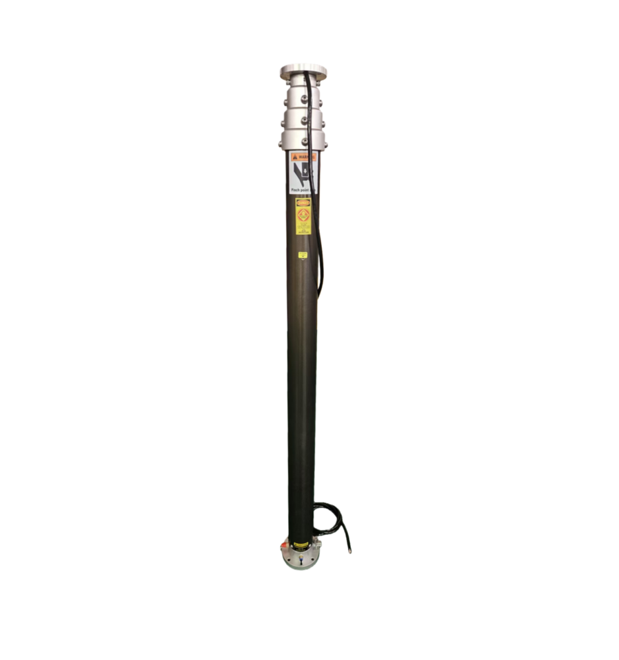 30kg Payload Pneumatic Telescoping Mast with Internal Cable 2m 4m 6m 8m ...