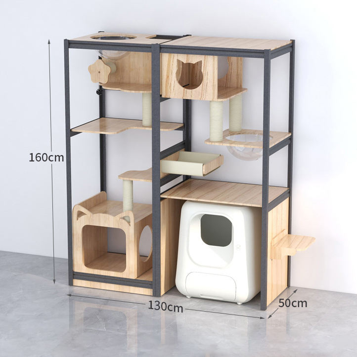 Factory Customized Modern Multifunction Cat Climbing Cabinet Shelves ...