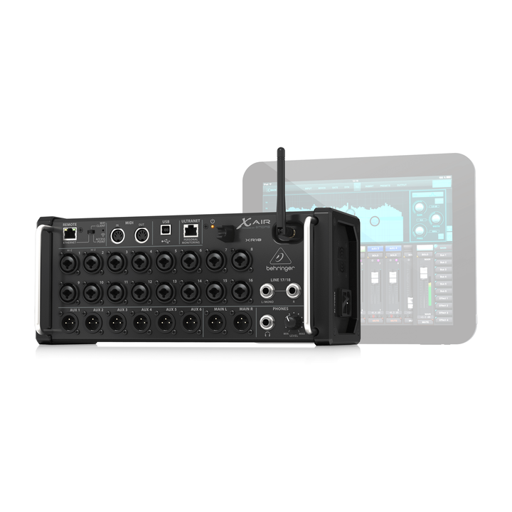 Behringer XR18 Mixer Board - Versatile Audio Recording Studio