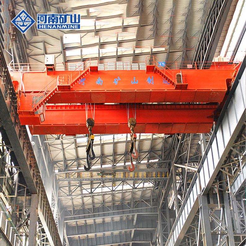 Industrial Double Girder Bridge Crane 75T With Remote Control and ...
