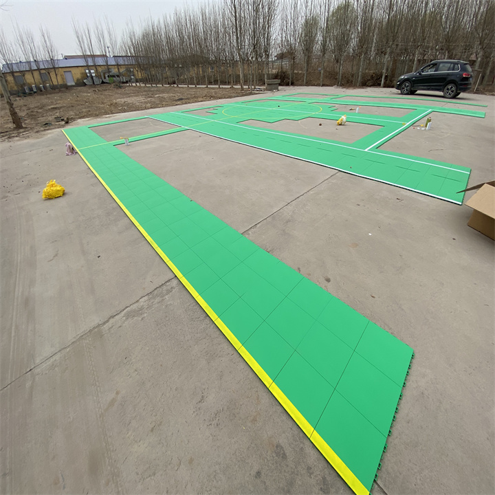 Volleyball Court Flooring - 2025 Interlocking PP Tiles