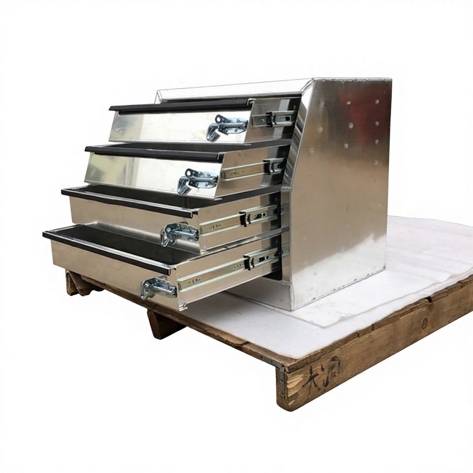 Aluminium Toolbox Canopy Camper Tool Box with Steel Drawers| Alibaba.com