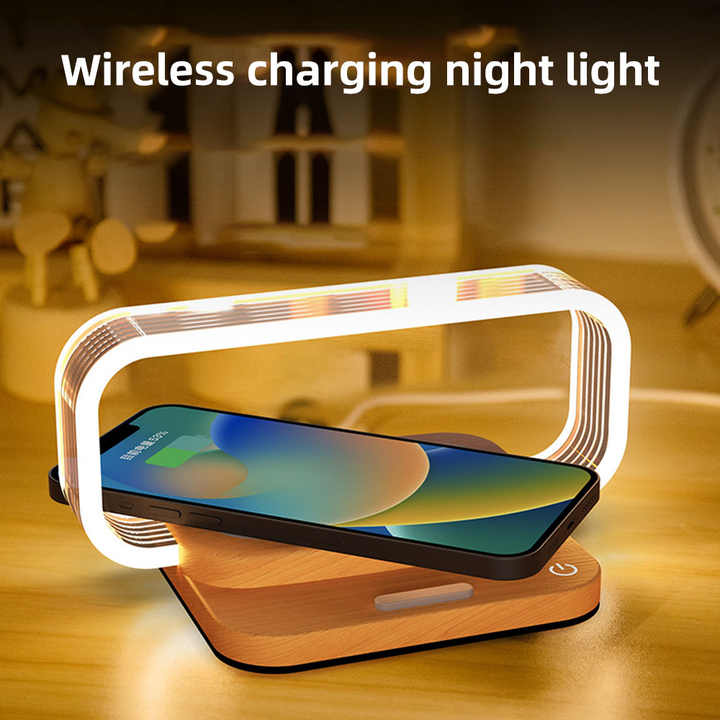 Innovative 10W Qi Wireless Charging LED Table Lamp Mini