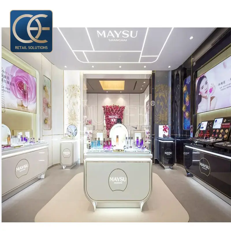 Elegant Perfume Display Stands - Enhance Your Shop's Style