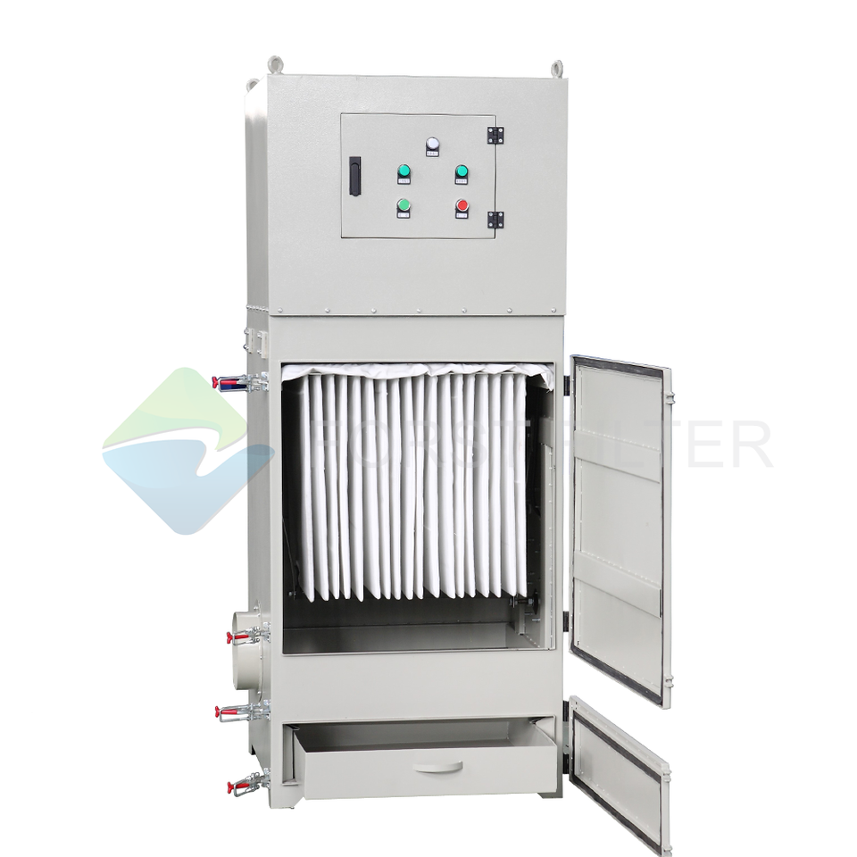 Factory New Industrial Fine Dust Collector with Pleated Cartridge ...