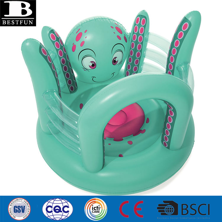 Custom Inflatable Octopus Bouncer Castle | Durable PVC Kids Playhouse ...