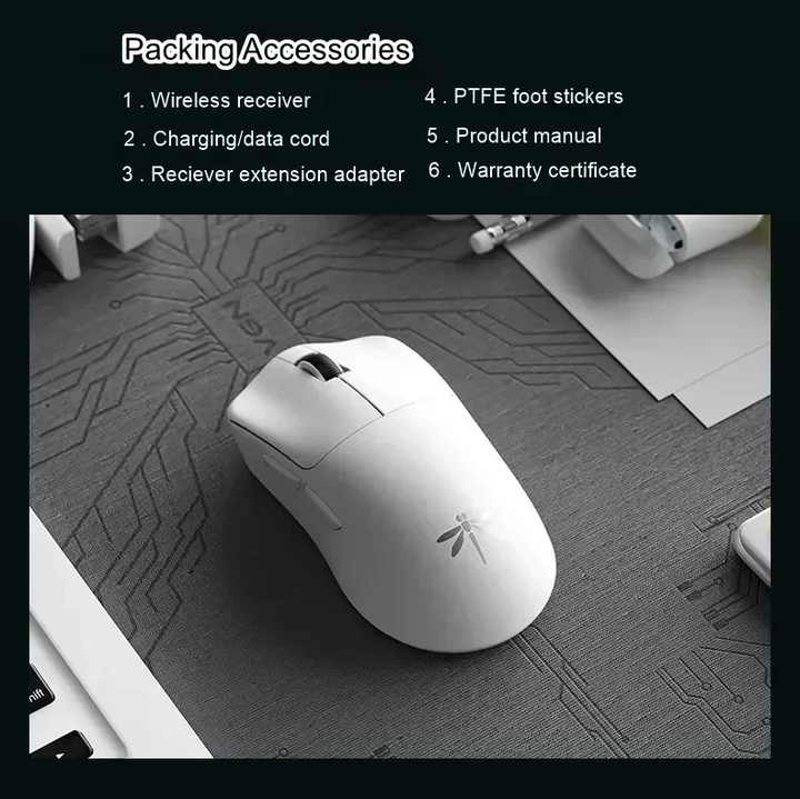 VGN Dragonfly F1 Pro Max Mouse - 26000dpi Wireless Gaming