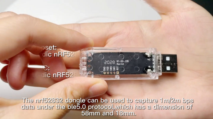 nRF52832 Dongle BLE MODULE BLE4.2 5.0 data capturing dongle module ...