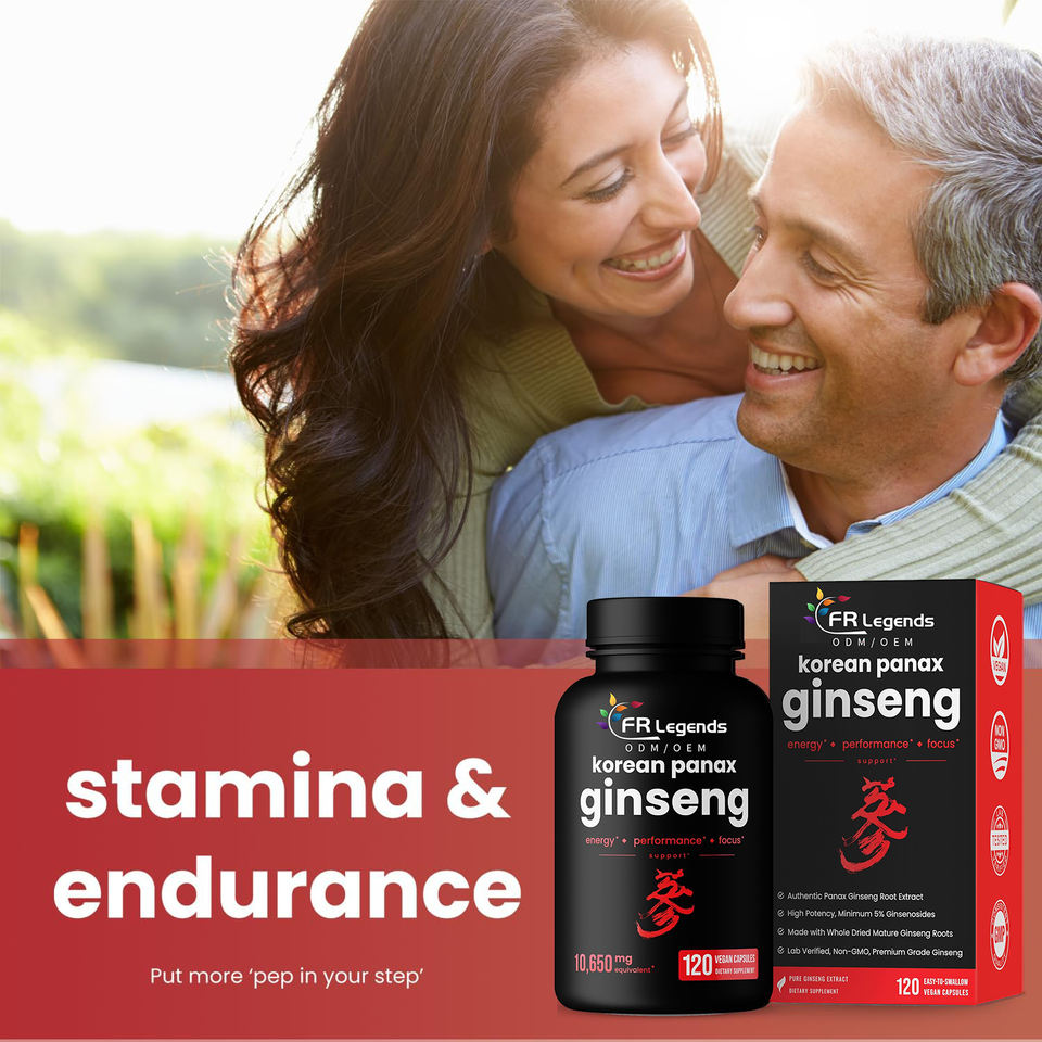 OEM Private Label Original Ginseng Extract Herb Supplement Boost Energy ...