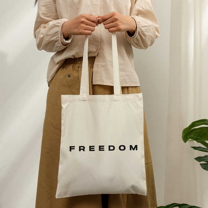 1 Pc Charlie Kirk Freedom Pattern Tote Canvas Bag Vintage Personalized ...