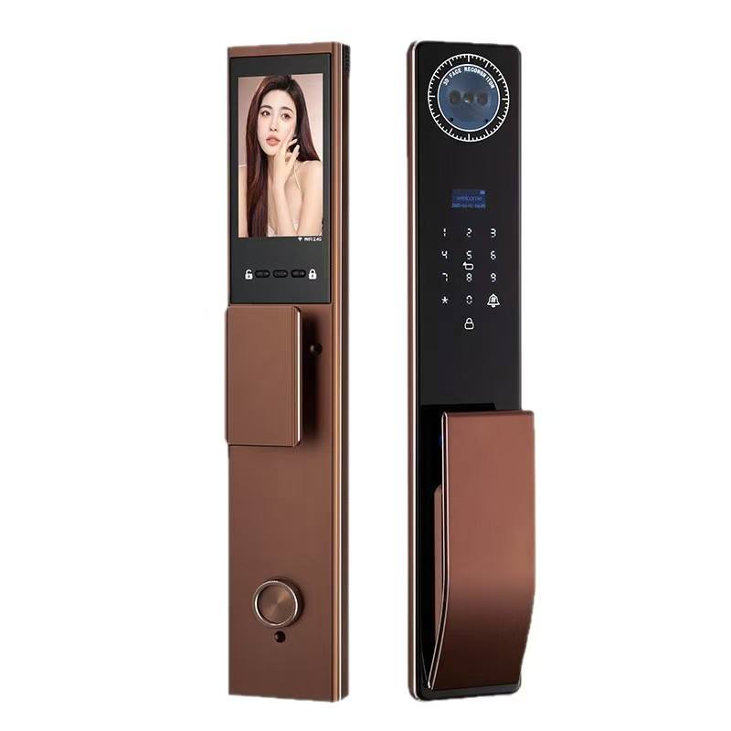 High-end CNC Precision Engraving Smart Lock Dual-camera Face ...