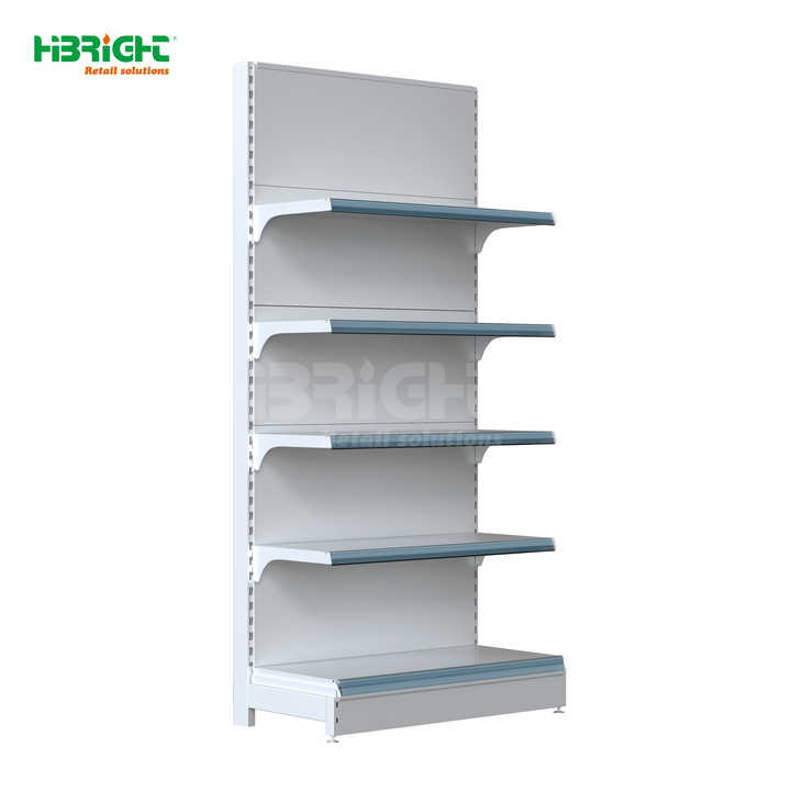 Island Metal Gondola Display Rack for Superstore Interior Supermarket ...