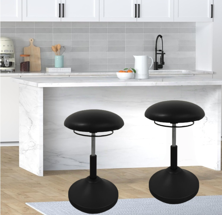Wobble Stool Antluplus Modern Office Chair Synthetic Leather Adjustable ...