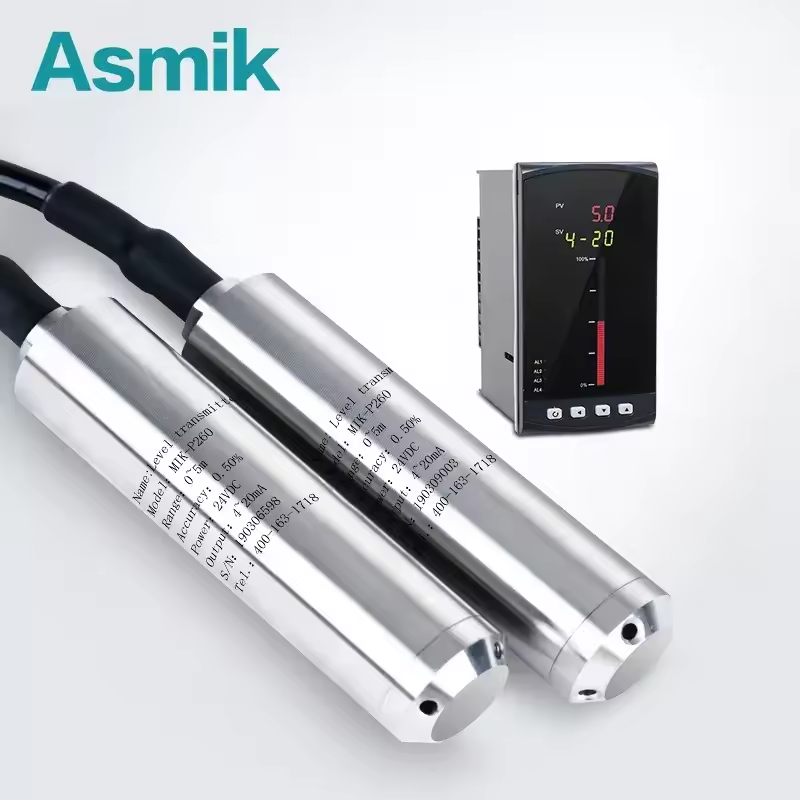 Asmik Intelligent High Precision 4-20ma Liquid Level Transmitter