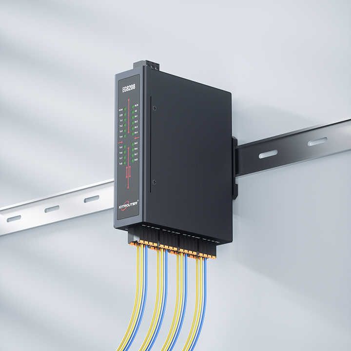 8 Channel Serial Port RS485 to LTE Gateway for Iot Solutions