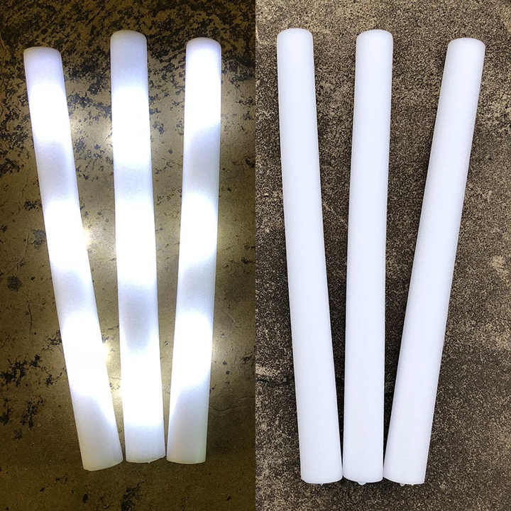LED Foam Glow Sticks - Perfect for Party and Wedding Decor