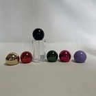 Wholesale Custom 50mm 38mm 35mm Colorful Luxury Round Agate Stone Resin ...