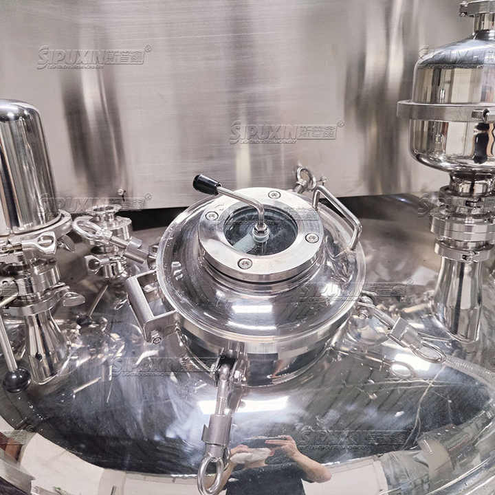 SPX High Shear Vacuum Homogenizer Machine, Continuous Emulsifying Mixer for Cosmetic Lotion ...