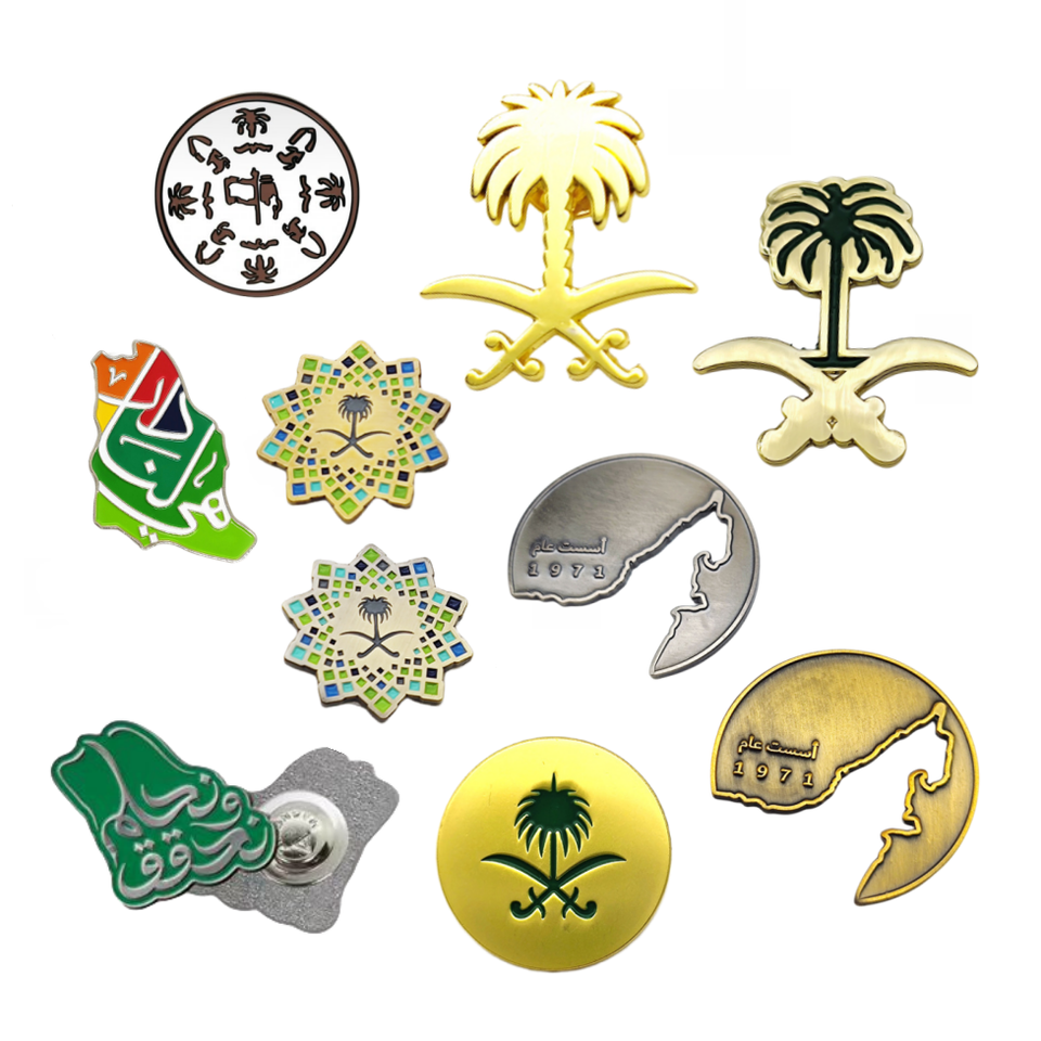 February Founding Day Magnetic Brooch Saudi Foundation Day Enamel Pins ...
