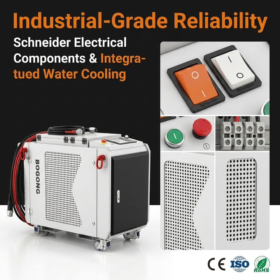 Pulse Laser Cleaning Machine 500W Portable Handheld Rust Removal Metal ...