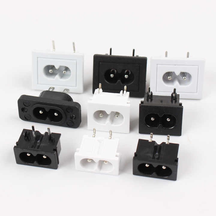Ac Power Socket 2 Pin,Female /electric Socket /universal Switch Socket ...