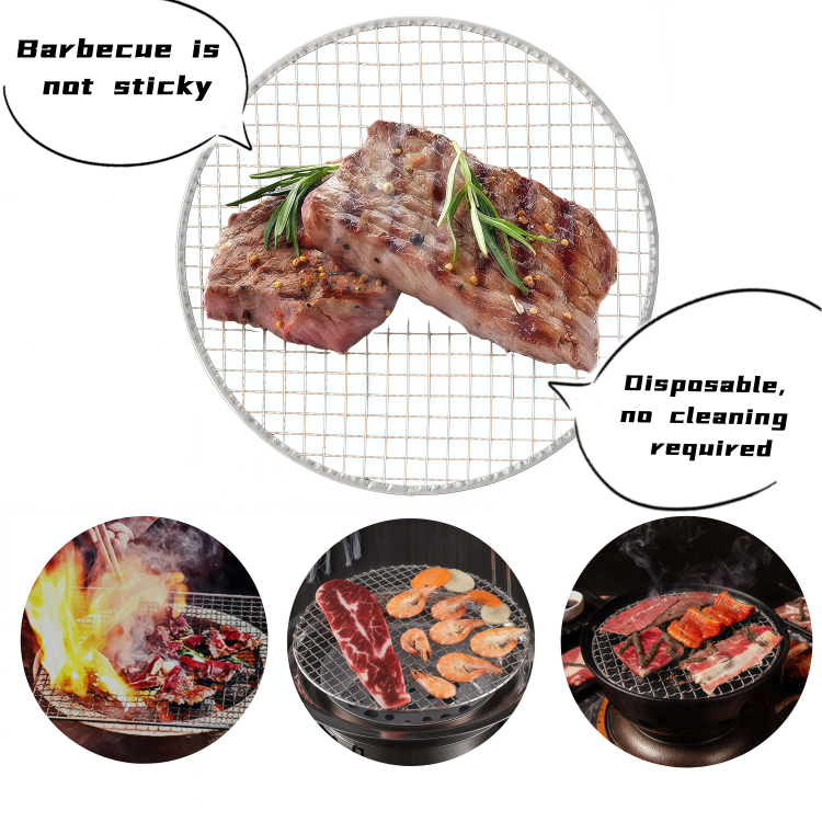Instant Delivery of Disposable Circular Barbecue Mesh Suitable for ...