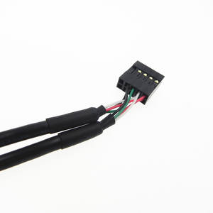 Shielding 28AWG AWM 2725 80C 30V VW-1 USB to DuPont Cable