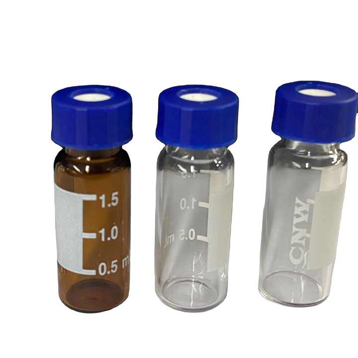 1.5/2ml HPLC Vials - Durable Borosilicate Glass for Lab Use
