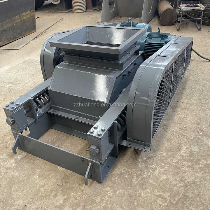 Limestone Double Roller Crusher Small Gold Ore Roller Crusher for Sale ...