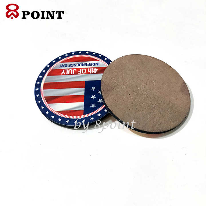 Customizable Sublimation MDF Badges - Perfect for Name Tags
