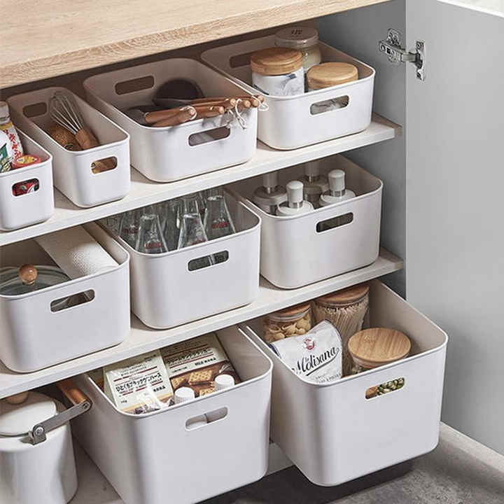 Multi-functional Home Plastic Storage Box Storage Basket for Small ...