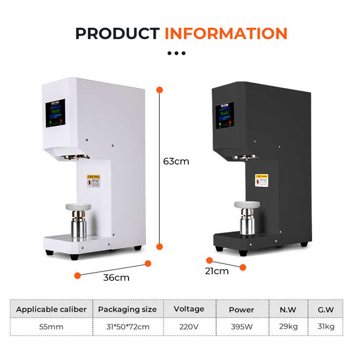 Moseener Full Automatic Beverage Bottle Jar Sealer Machine Manual ...