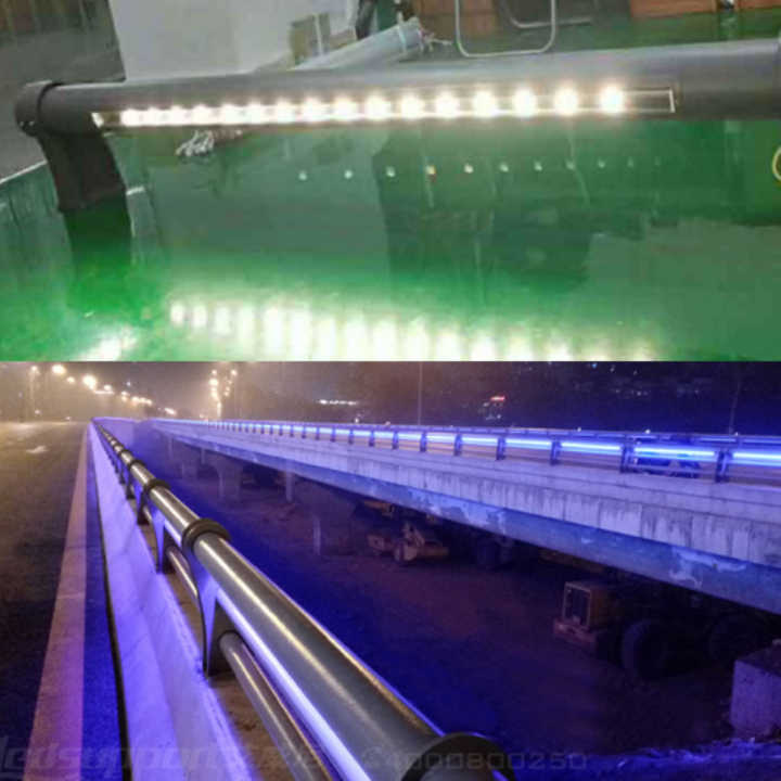 Highway Guardrail Light for Bridge Highway Road Fence Linear Lamp Side ...