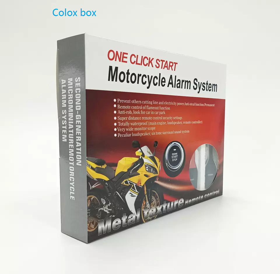 Universal 12V motorcycle one-button remote start and stop engine mobile ...
