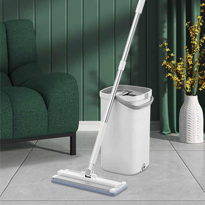 New 360 Degree Rotary Flat Mop with Foldable Steel Bucket 360 Degree ...