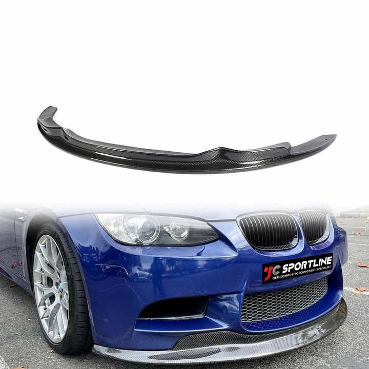 Carbon Fiber Front Bumper Lip Splitter Spoiler for BMW 3 Series E92 LCI ...