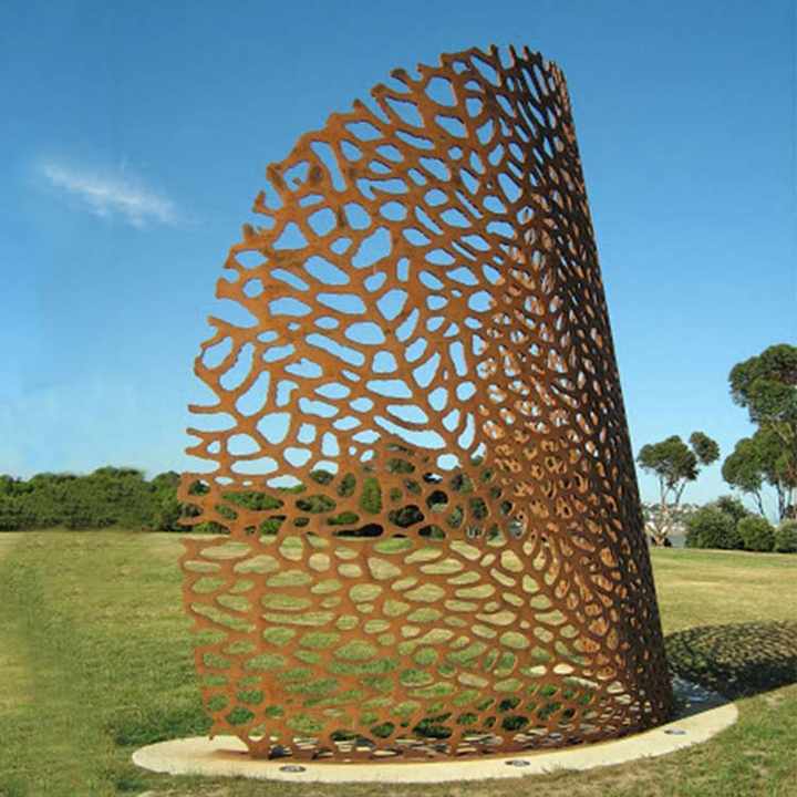corten sculpture art statue corten outdoor art sculpture art metal work ...