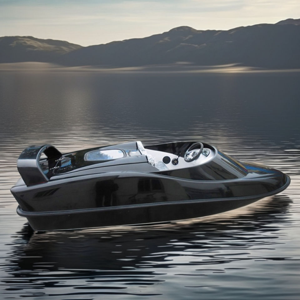 HISON Mini Yacht RC Jet Boat-J2: High-Performance Inboard Fiberglass ...