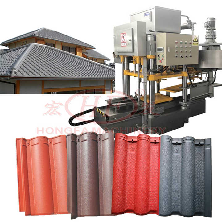 Roof and Floor Tile Making Plant Europe Clay Concrete Tile Machines ...