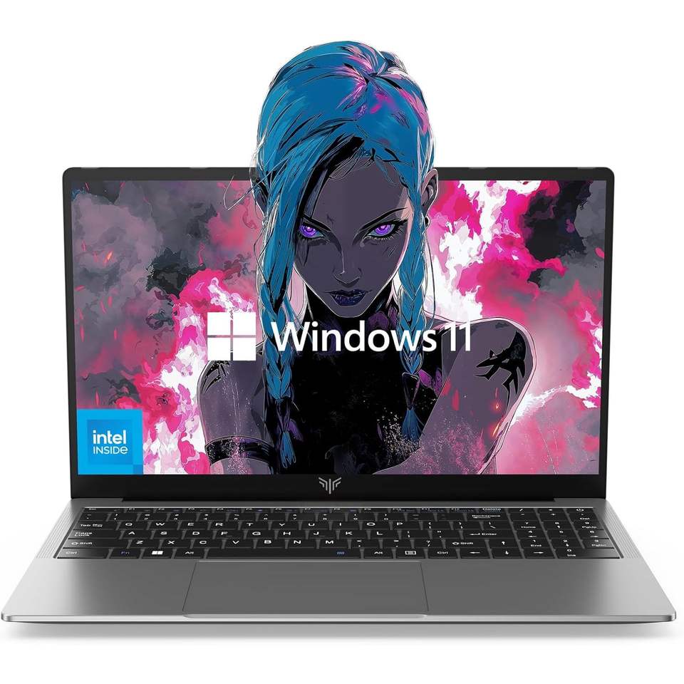 KAIGERR 15.6-Inch Windows Laptop Intel N97 16GB DDR4 512GB M.2 2280 SSD ...