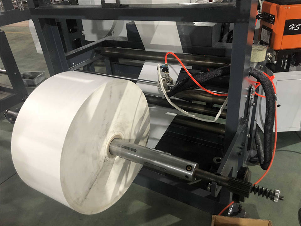 Fully Automatic V Sharp Bottom Khaki Kraft Shopping Bag Making Machine ...