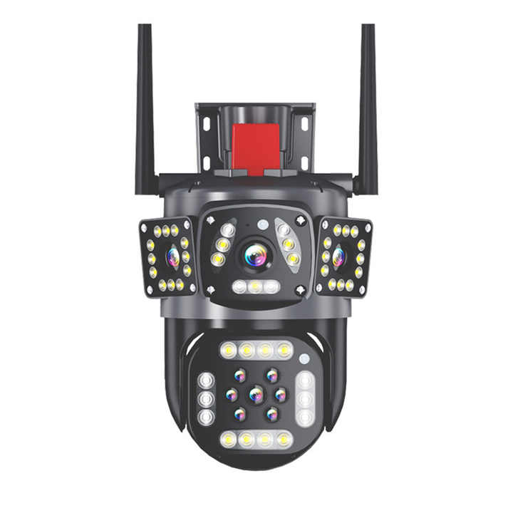 Solar Camera 4G V360PRO Three Eyes and Two Pictures Outdoor Solar ...
