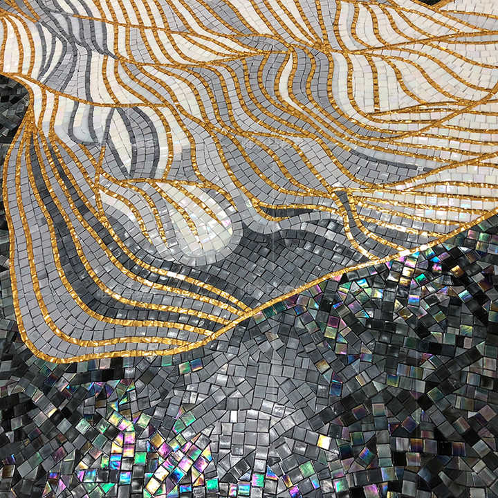 Modern Marble Mosaic Mural Tile Patterns for Hotel Decor