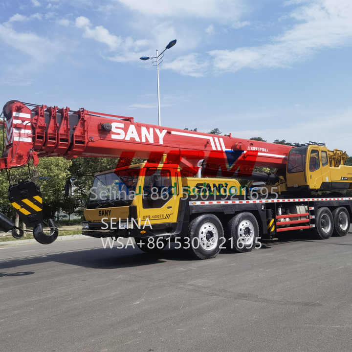 2020 SANY STC750 Used 75 Ton Mobile Car Crane All Terrain 75 Ton Truck Crane with 25 & 50 Ton ...