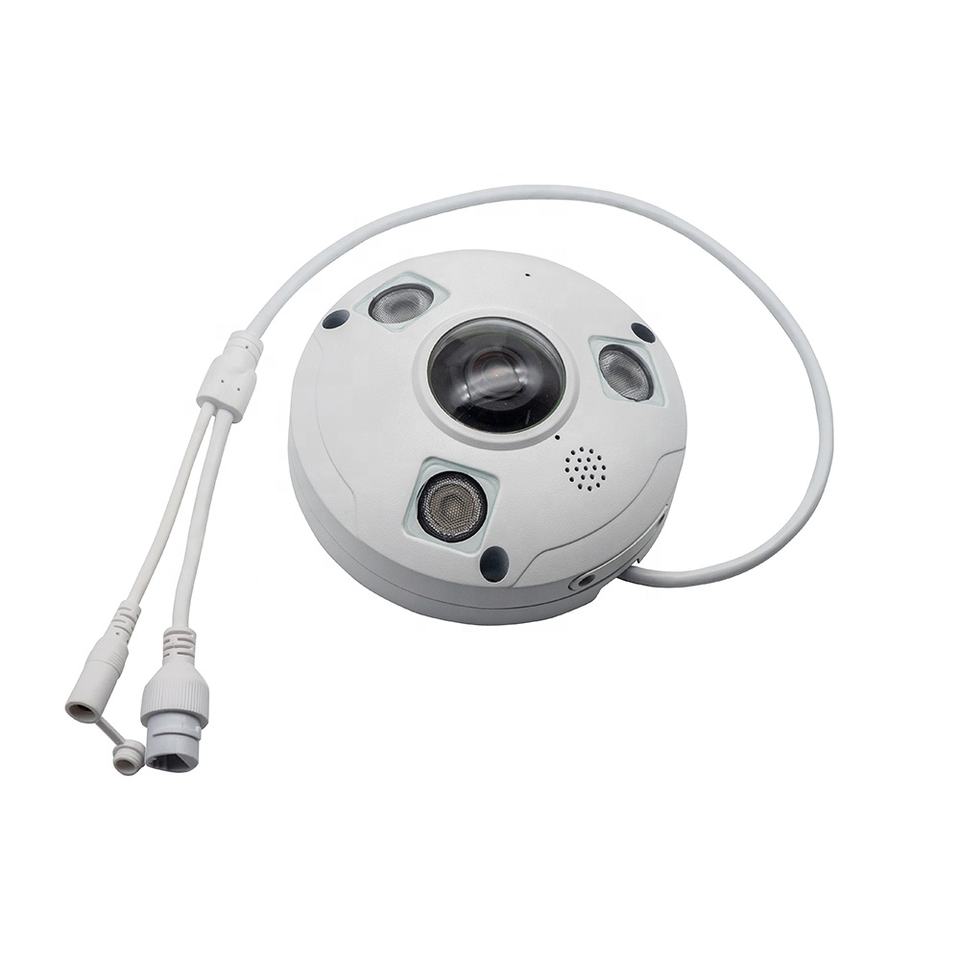 12MP IP POE Metal Fisheye Camera - Waterproof & Night Vision