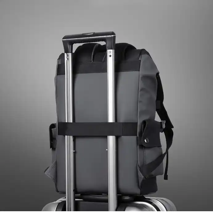 2024 Men's Travel Backpack - Large Capacity & Trendy PU Leather