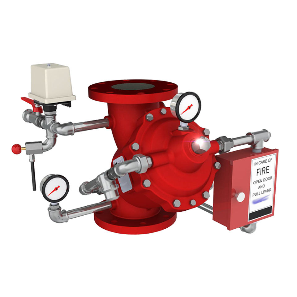UL Flange Deluge Alarm Valve for Fire Fighting Protection System Manual ...