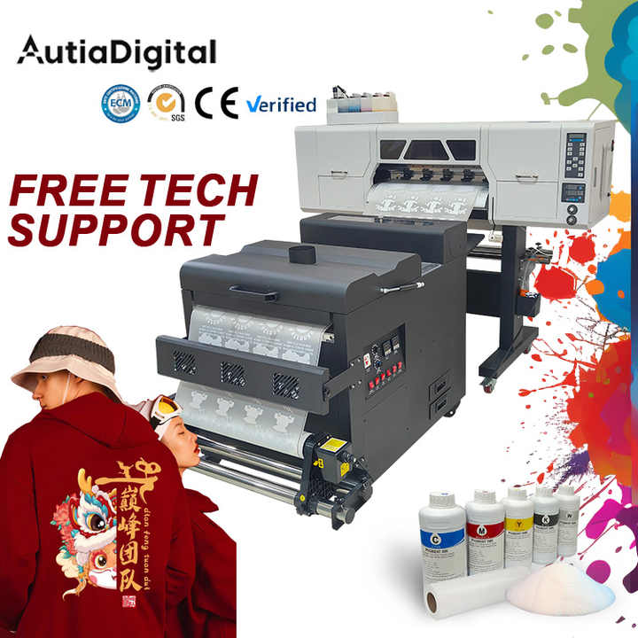 High-end Dtf Printer 60cm Printing Machine 4 Head And 2 Head Pet Dtf ...