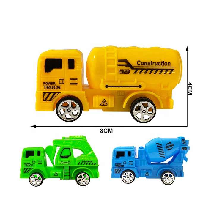 China Factory Engineering Vehicle Kids Toy Pull Back Car