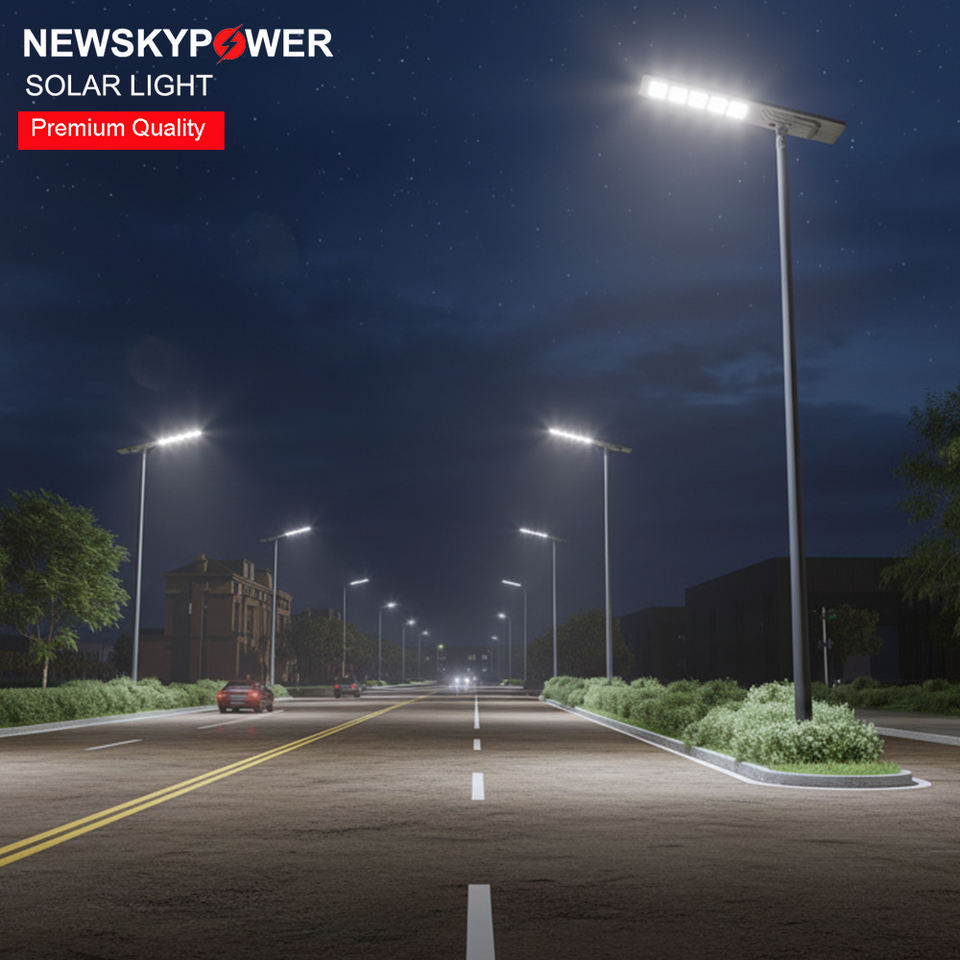 All in One Solar Street Light 100W 200W 300W 400W 500W IP65 Outdoor ...